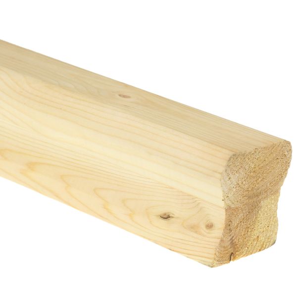 Pine Ungrooved HR Handrail - Stair Parts Online