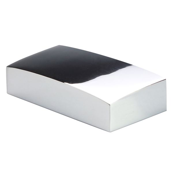 Forge Chrome Flat Cap 82mm Half - Stair Parts Online