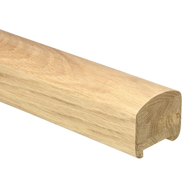 Oak MD Modern Handrail - 32mm Groove with Infill - Stair Parts Online