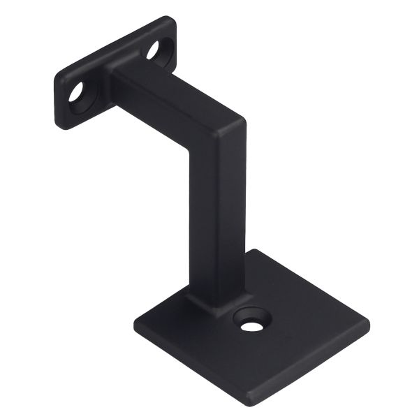 Forge Black Square Handrail Wall Bracket - Stair Parts Online