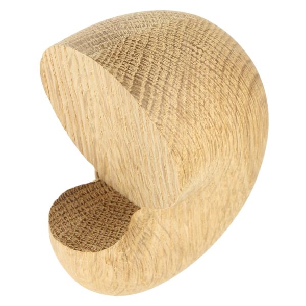 Oak Mopstick Handrail End Scroll - Stair Parts Online