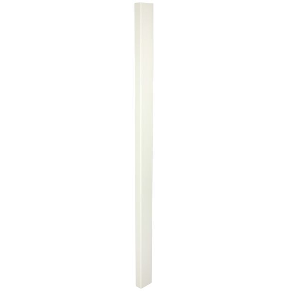 White Primed Square Newel Post Half 1500mm x 90mm - Stair Parts Online