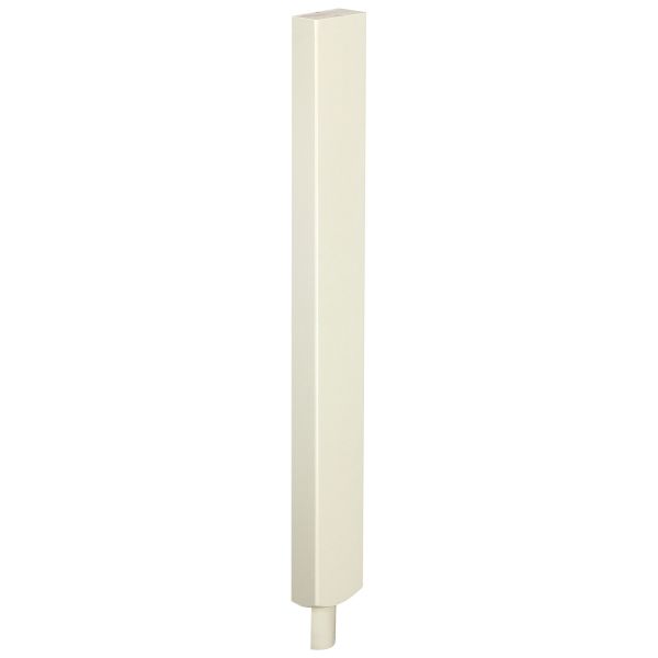 White Primed Half Square Pegged Newel Post 90mm - Stair Parts Online